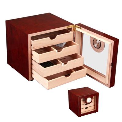 China Elegant Spanish Cedar Cigar Box Custom Cigar Box ISO9001 Certified For Storage for sale