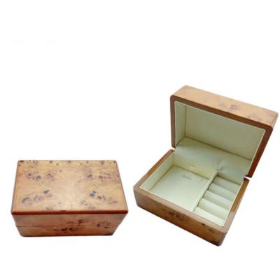 China Custom Luxury Lacquer Painting Wooden Jewelry Box FSC Certified for sale
