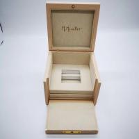 China Custom Luxury Decorative Box Solid Wood MDF High End Design with Lock 30x20x15 cm for sale