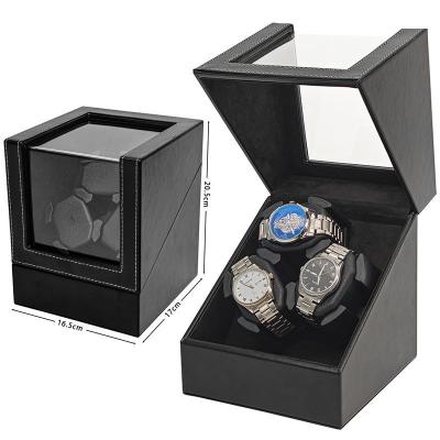 China 3 Motor Luxury Decorative Boxes Automatic Watch Winding Display Watch Box With Customized Logo for sale