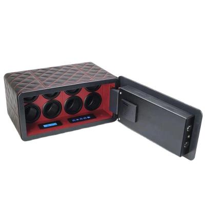 China 8 Slots Watch Winder Case Automatic Watch Winder Box With Custom Logo Leather Packaging for sale