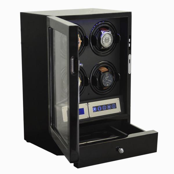 Quality Custom Watch Storage Motor Box Touch Screen Watch Winder Safe Box Watch Luxury for sale