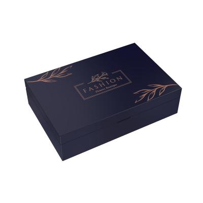 China Wholesale Custom Luxury Perfume Packaging Box with High Glossy Lacquered Finish and Premium MDF Material for sale