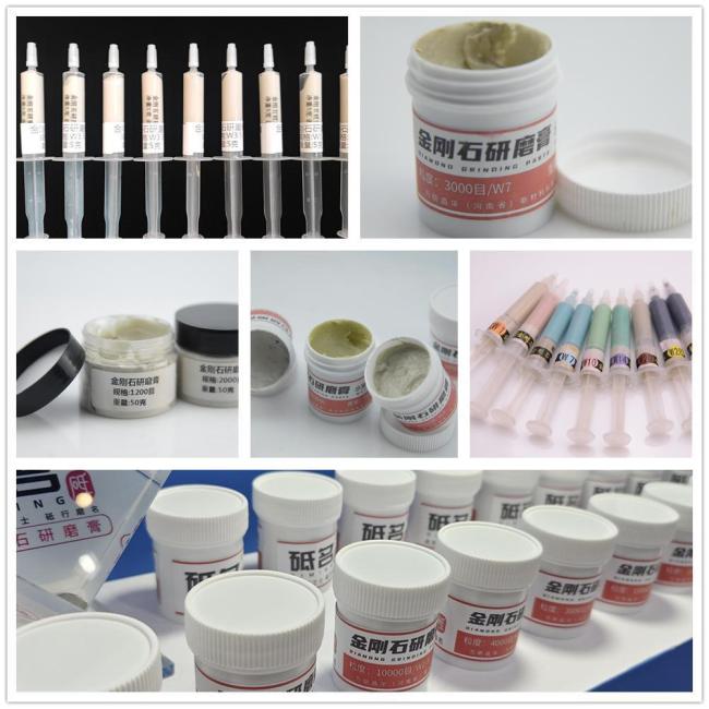 Water-Soluble Abrasive Paste Used for Polishing of Cutting Edge Optical Instruments
