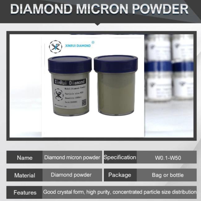 Xinrui High Quality Large Inventory W1.5 Diamond Powder