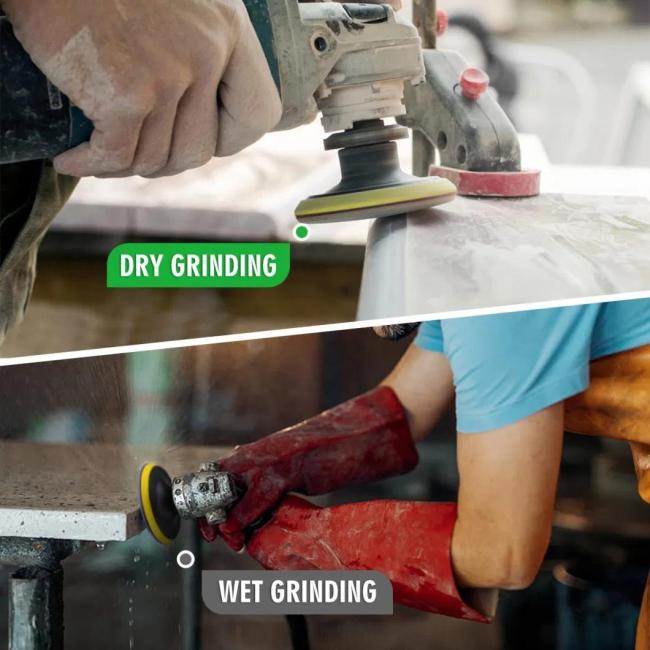 Wet Granite Marble 7 Steps Polishing Pad for Concrete Abrasing