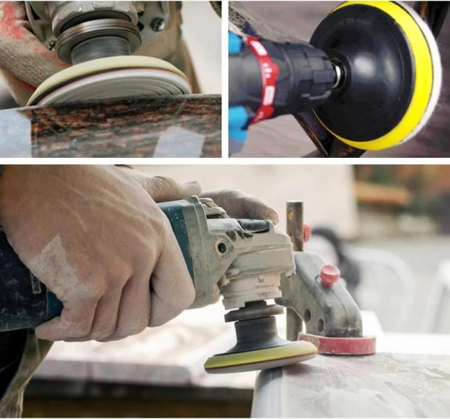 Wet Granite Marble 7 Steps Polishing Pad for Concrete Abrasing