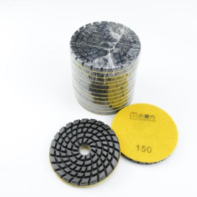 China 100 mm diamant natte hars polijstblok voor graniet en marmer Xiaomofang Volledige betaling Te koop