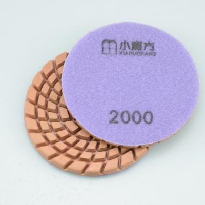 China 100 mm diamant natte hars polijstblok voor graniet en marmer Xiaomofang Volledige betaling Te koop