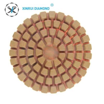 China Xr 3-Step Diamond Polishing Pad Wet Polishing Grain Size 50 -3000 For Stone Polishing for sale