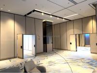 China 85mm Thickness Banquet Hall Partition Wall - B1 Fireproof Rating, Customizable Up to 5m Height, Aluminum Frame Construction for sale