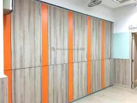 China Event Partition Panel with Aluminum Alloy Frame - 6 to 16 Foot Adjustable Length, Class A Fire Resistant Portable Divider for sale