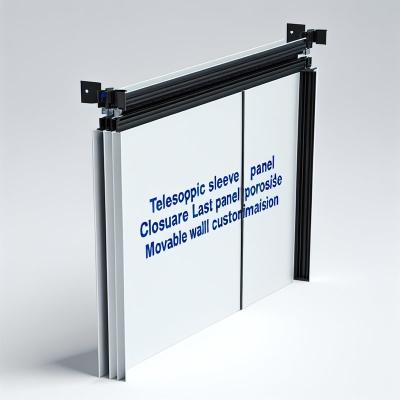 中国 望遠鏡スリーブパネル 最後のパネル閉塞 扉のカスタマイズのために移動壁隔壁 販売のため