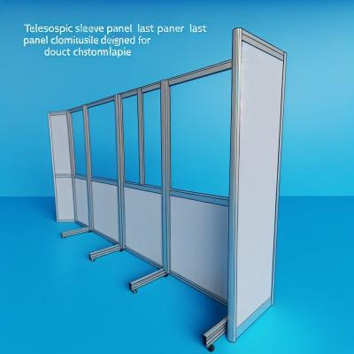 中国 望遠鏡スリーブパネル 最後のパネル閉塞 扉のカスタマイズのために移動壁隔壁 販売のため