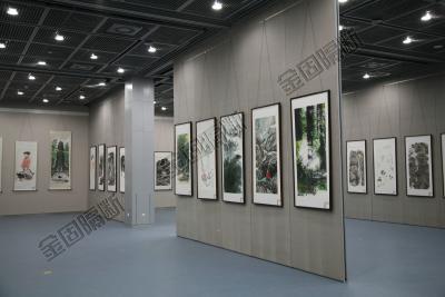 중국 전시 센터용 맞춤형 크기 가동식 파티션 벽, 자석 밀봉 시스템 및 기계식 판매용