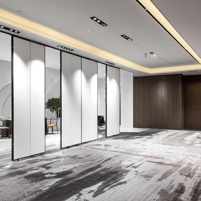 중국 전시 센터용 맞춤형 크기 가동식 파티션 벽, 자석 밀봉 시스템 및 기계식 판매용