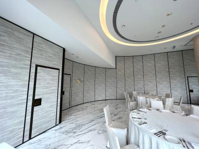 China Customized Size Operable Partition Wall with Mechanical Sealing System and MDF Board Surface for sale