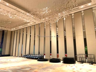 China Aluminum Track and Telescopic Sleeve Panel for Moveable Wall Partition in Commercial Buildings for sale