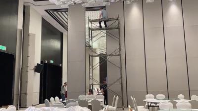China Modern And Elegant Hotel Partition Wall Including Handles Suitable for Offices Providing Functional Space Separation for sale