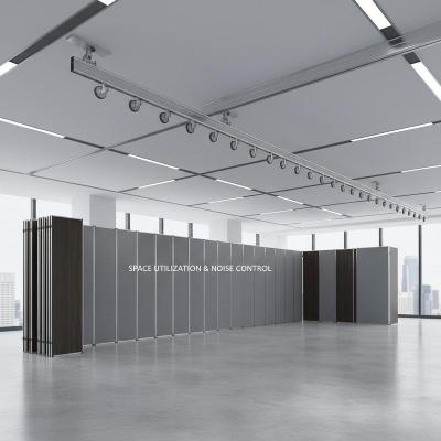 China Aluminum Track With Roller Moveable Wall Partition Built for Conference Rooms Enabling Space Utilization and Noise Control Solutions for sale