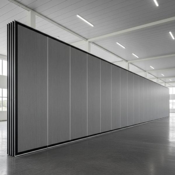 Quality Movable Folding Partition Wall with Top and Bottom Seal Double Seal Rubber Designed to Optimize Space in Exhibition Centers for sale