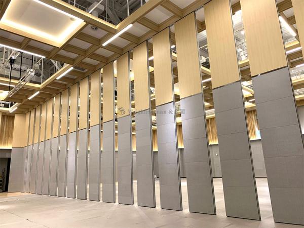 Quality 100 Mm Thickness Exhibition Partition Panel Featuring 30-50 DB Sound Insulation Suitable for Exhibition Halls Meeting Rooms and Event Spaces for sale