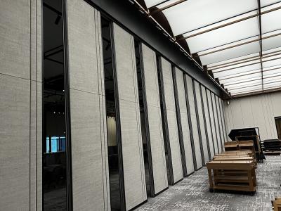 China Soundinsulation 35 to 55 DB Movable Sliding Partition Wall Manual Or Motorized Sliding Operation Floor to Ceiling Or Partial Height Installation for sale