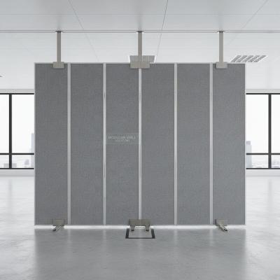 China Integrated Floor And Ceiling Locks Vertical Movable Partition Wall Movable Partition Providing Performance And Easy Maintenance for sale