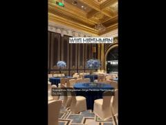 45dB Soundproof Level Gala Banquet Hall Partition Wall Customization