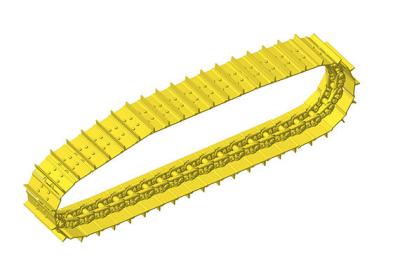 China High-Quality Track & Chain Assembly with 90mm-350mm Pitch for Impact-Resistant and Wear-Resistant Construction Machinery for sale