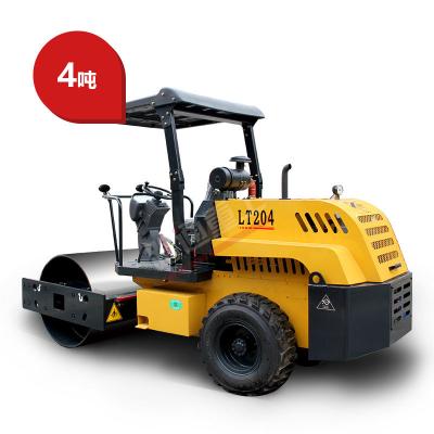 China 4-ton road roller road machinery equipment, China-made high-performance low-cost roller drive road roller for sale