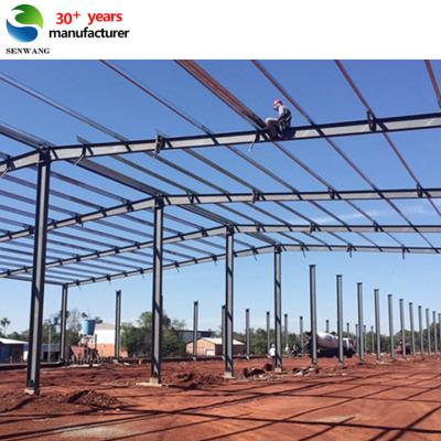 China Sa 2.5 Shot Blasting Level Steel Beam Warehouse With Autocad Software for sale