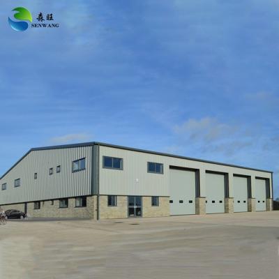 China Steel Structure Warehouse with Sandwich Panel Roofing ISO 9001 Certified for sale
