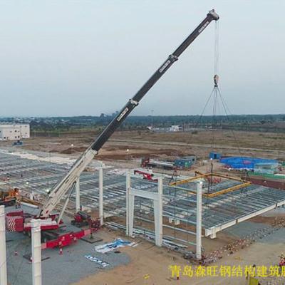 China Customizable Modular Steel Building with Rock Wool Roof Cladding and Size Flexibility for Industrial Applications for sale