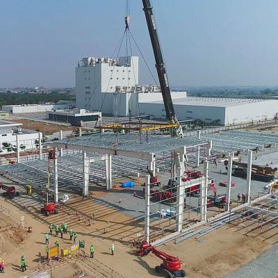 Cina Eps Roof Wall Steel Structural Fabrication Costruzione con disegno Autocad in vendita