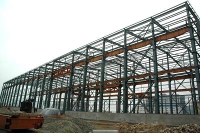 China Heavy Duty Steel Structure Prefab Workshop Building With Corrugated Steel Roof for sale