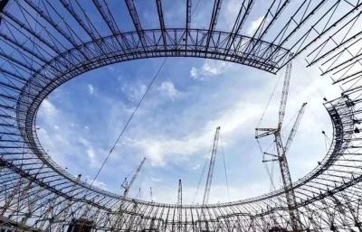 Cina Immagazzino di struttura in acciaio con pannello sandwich o tetto in lamiera di acciaio in vendita