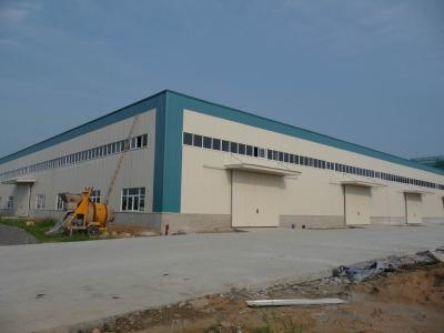China 16% Roof Pitch Prefab Steel Structure With 50-Year Guarantee for sale