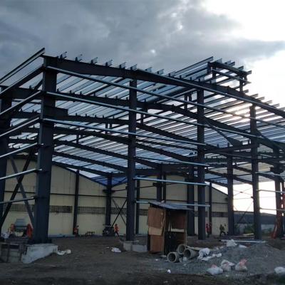 China Sturdy Prefab Steel Building Factory , Modern Prefab Steel Structure Building Construction for sale