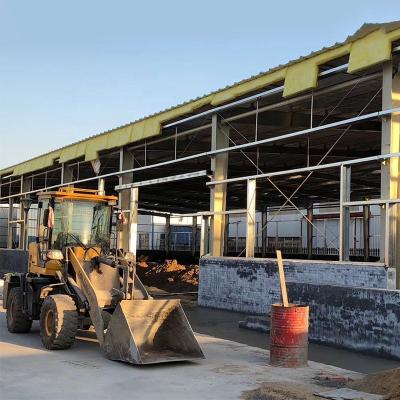 China Metal Frame Steel Structure Construction Prefab Steel Workshop / Warehouse With Overhead Crane for sale
