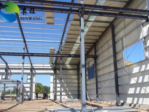 Quality Customizable Large Span Steel Frame Warehouse Systems for sale