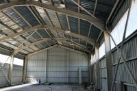 China Customized Steel Structure Workshop With Cladding Sheet / Sandwich Panel for sale