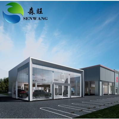 China Light Q355 Q235 Main Frame High Fire Resistance Sandwich Panel Rockwool for sale