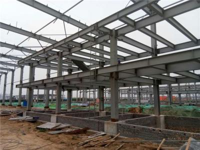 China Prefab Huizen voor Magazijnen met Grote Spanning, Gegalvaniseerd Stalen Frame, Sterke Weerbestendigheid, Kwaliteit Q235B Te koop