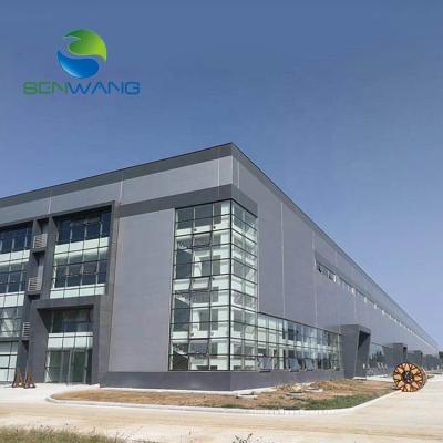 Cina Magazzino con struttura in acciaio con certificazione ISO 9001-2008 e porte personalizzate in vendita