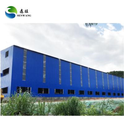 China H Steel Portal Frame Warehouse Building Windproof Galvanized for sale