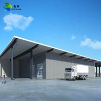 China ISO 9001 Certified Steel Structure Warehouse with Sandwich Panel Cladding for sale