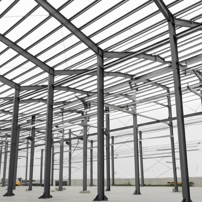 China Steel Structure Warehouse with Snow Load 30~200kg Per Sqm and Concrete/Steel Piers Foundation Including Installation Support for sale