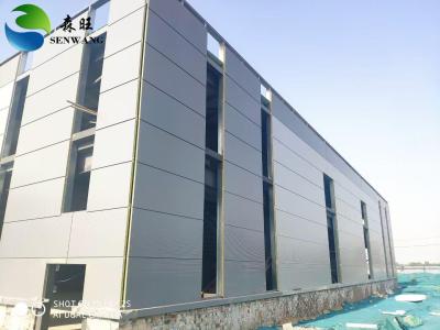 중국 맞춤형 크기의 경량 강철 구조 작업장, 아연 도금 강판 및 EPS 샌드위치 패널 판매용