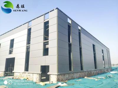중국 맞춤형 크기의 경량 강철 구조 작업장, 아연 도금 강판 및 EPS 샌드위치 패널 판매용